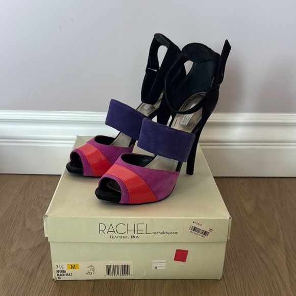 RACHEL Rachel Roy | Shoes | Rachel Rachel Roy Black And Purple Stiletto ...